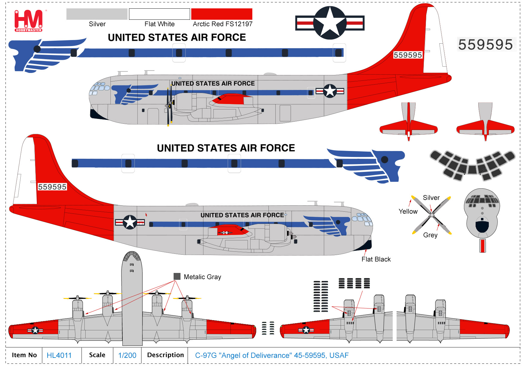 C-97G "Angel of Deliverance" 45-59595, USAF